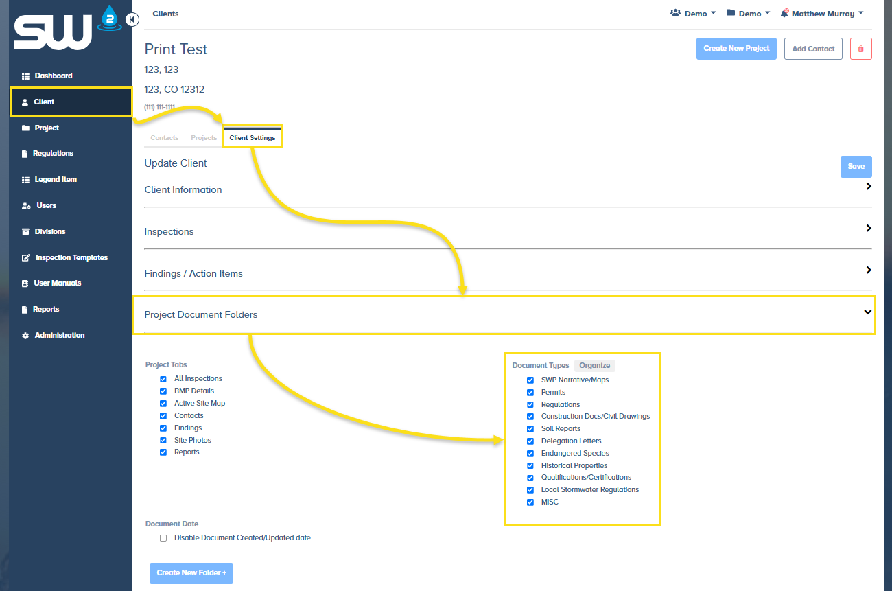 Project Documents – User Manual