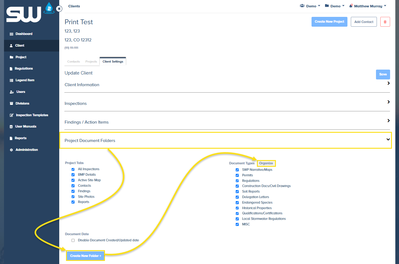 Project Documents – User Manual